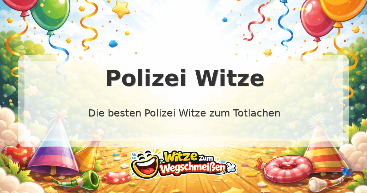 Witze, lachen, Polizei 2 | Witze Zum Wegschmeißen